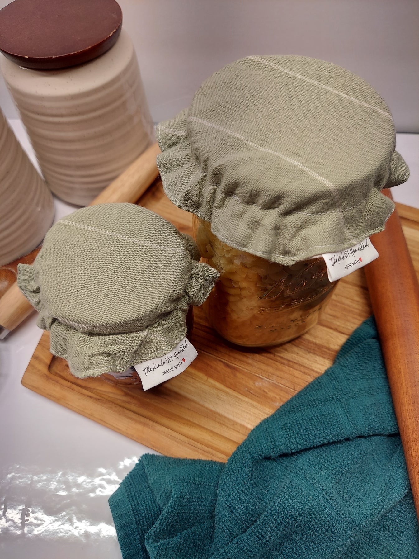 Homestead Jar Covers – The Kinda DIY Homestead